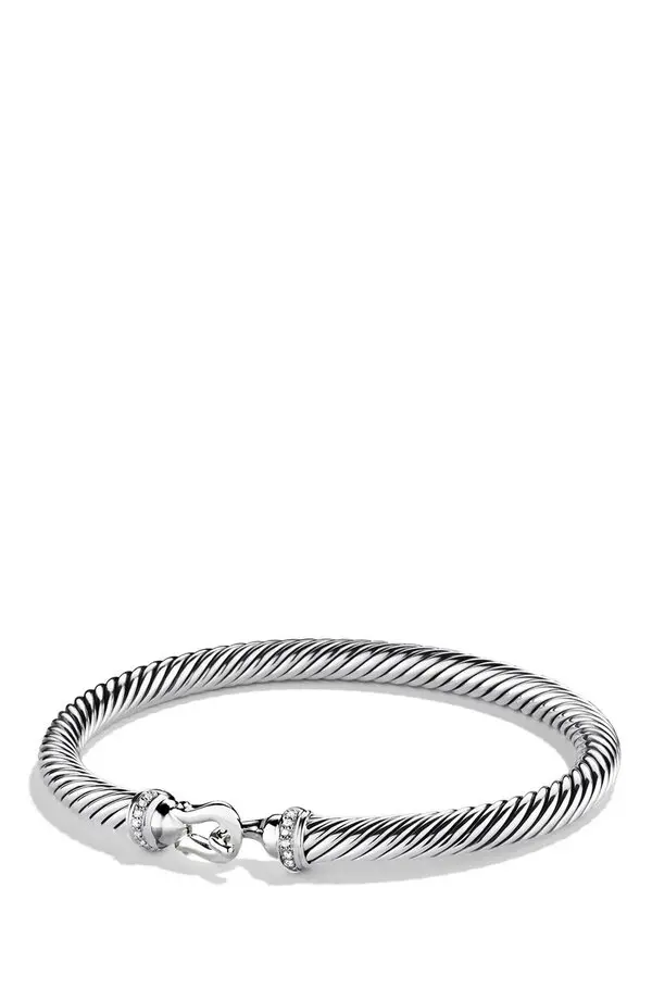 David Yurman Buckle Cablespira® Bracelet - Diamond