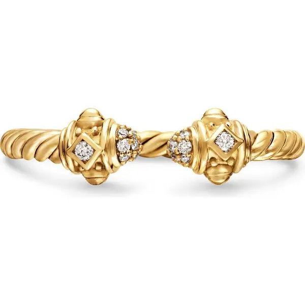 David Yurman Renaissance Ring - Gold/ Diamond