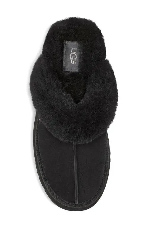 UGG Disquette Shearling-lined Slipper - Blk