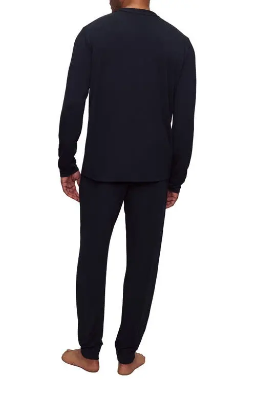 Eberjey Henry Jersey Pajamas - Black