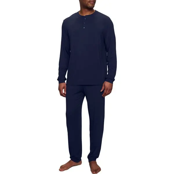 Eberjey Henry Jersey Pajamas - True Navy