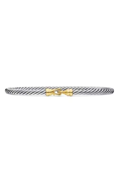 David Yurman Cable Collectibles Buckle Bangle - Two Tone