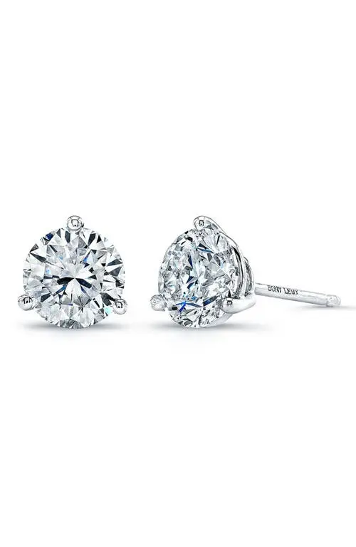 Bony Levy 18k Gold Diamond Stud Earrings - White