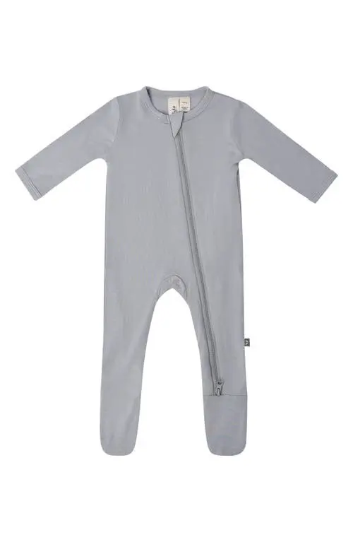KYTE BABY Zip-up Footie - Storm