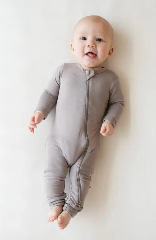 KYTE BABY Zip-up Romper - Mushroom