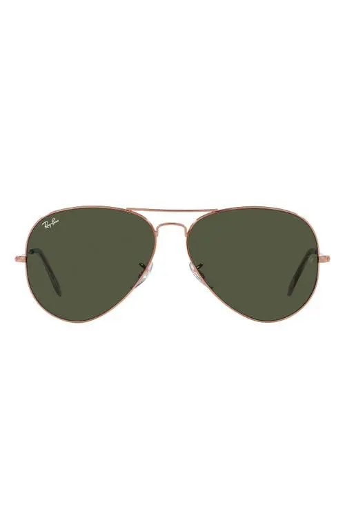 Ray-ban Original Aviator Sunglasses - Rose Gold