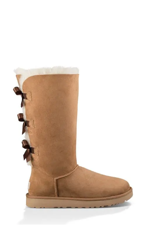 UGG Bailey Bow Tall Ii Boots - Chestnut Suede