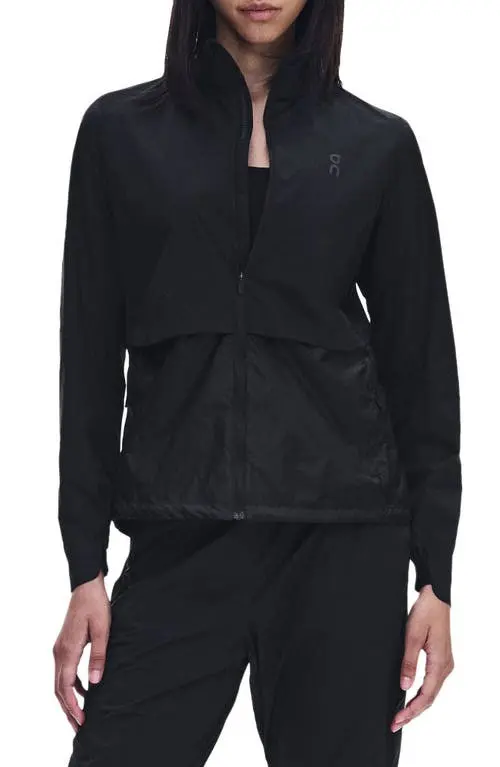 On Weather Water Repellent Packable Hooded Jacket - Black
