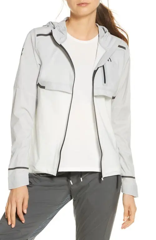 On Weather Water Repellent Packable Hooded Jacket