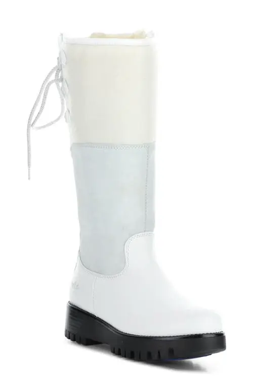 BOS. & CO. Goose Primaloft® Mid Calf Boot - White/ice/marble Rio