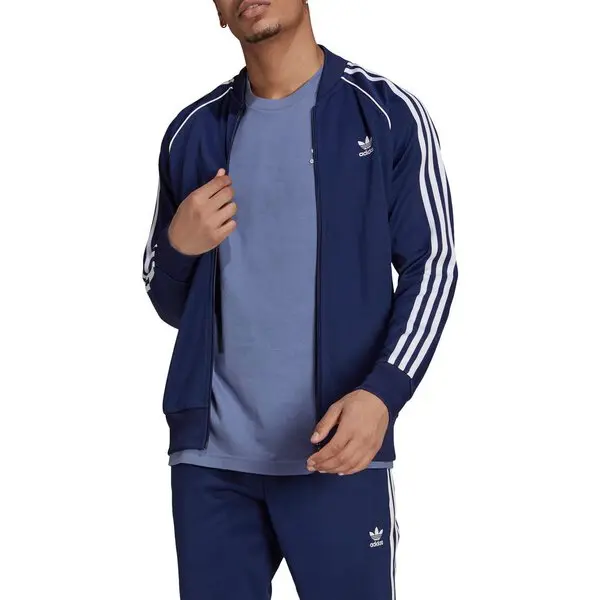 Adidas Originals Primeblue Superstar Track Jacket - Night Sky/white