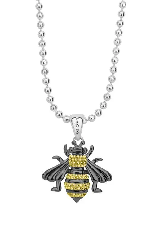 Lagos Rare Wonders Honeybee Pendant Necklace - Silver/gold