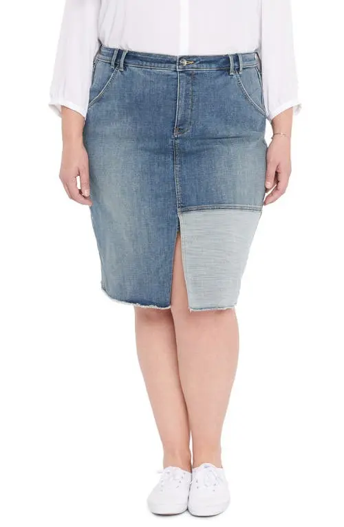NYDJ Center Slit Midi Skirt