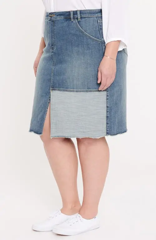 NYDJ Center Slit Midi Skirt