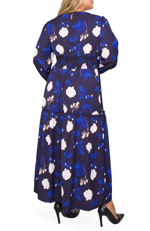 STANDARDS & PRACTICES Floral Smock Waist Maxi Dress - Blooms