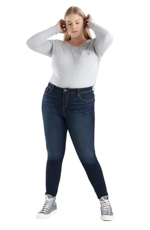 SLINK JEANS Dark Wash Stretch Jeggings - Micah