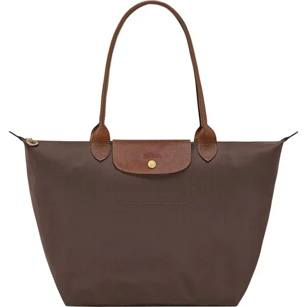 Longchamp Large Le Pliage Tote - Mocha