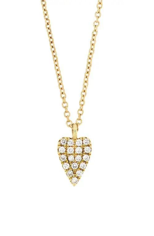 Bony Levy Icons Large Heart Diamond Pendant Necklace - Yellow Gold