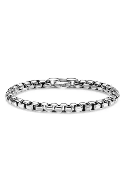 David Yurman Box Chain Bracelet - Sterling Silver