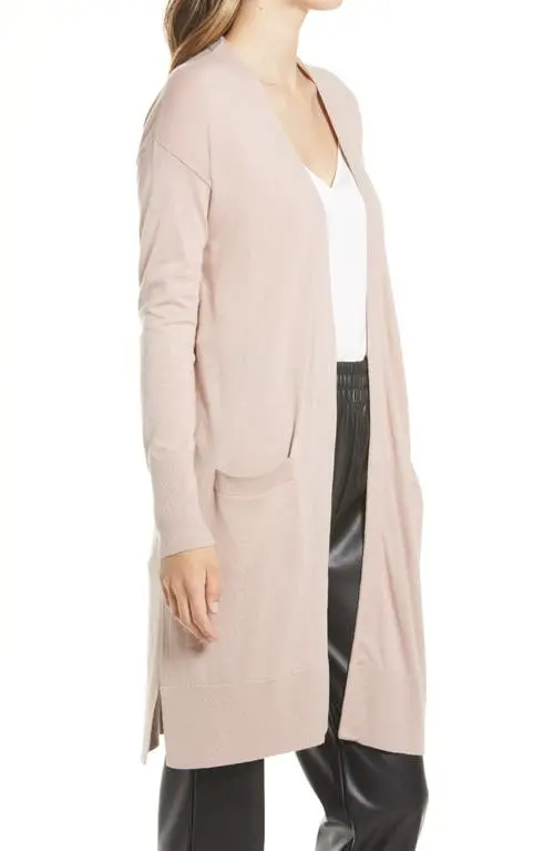 Halogen Open Front Pocket Cardigan