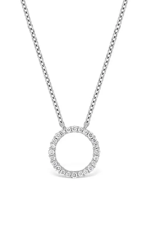 Bony Levy Icons Petite Circle Diamond Pendant Necklace