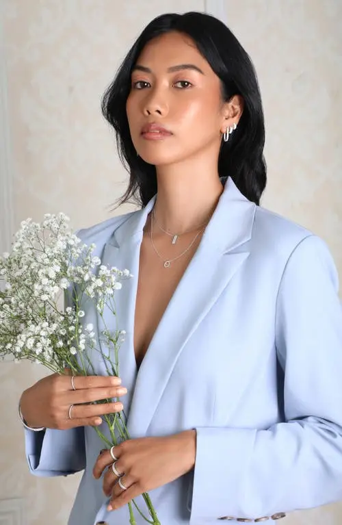 Bony Levy Icons Petite Circle Diamond Pendant Necklace