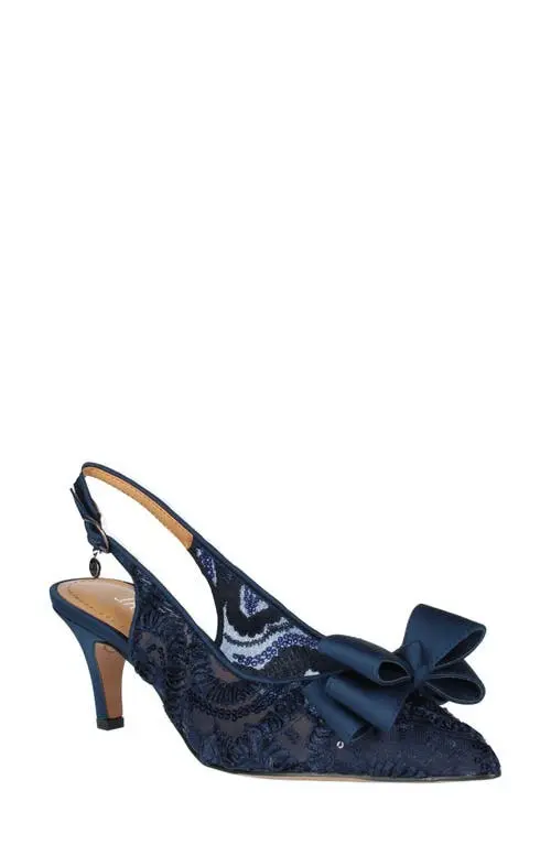J. Reneé Yazmine Pointed Toe Slingback Pumps