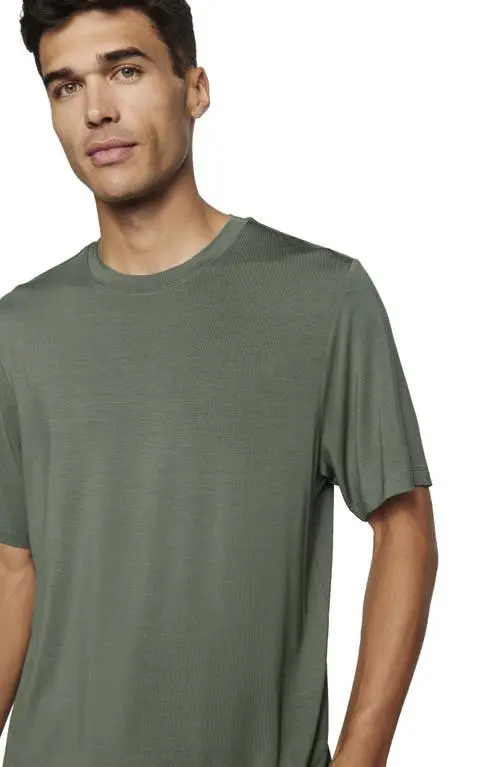 Eberjey Henry Stretch Tencel® Modal Short Pajamas - Desert Sage
