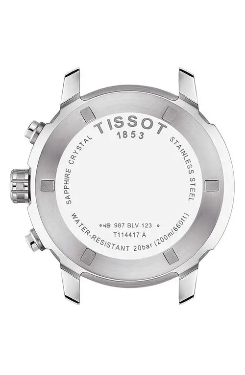 TISSOT Prc 200 Chronograph Bracelet Watch - Silver/blue