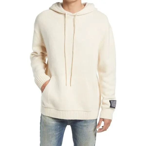 Ksubi Dollar Merino Wool Blend Hoodie - White