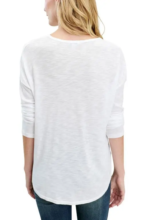 Splendid Crewneck Slub Jersey Tee - White