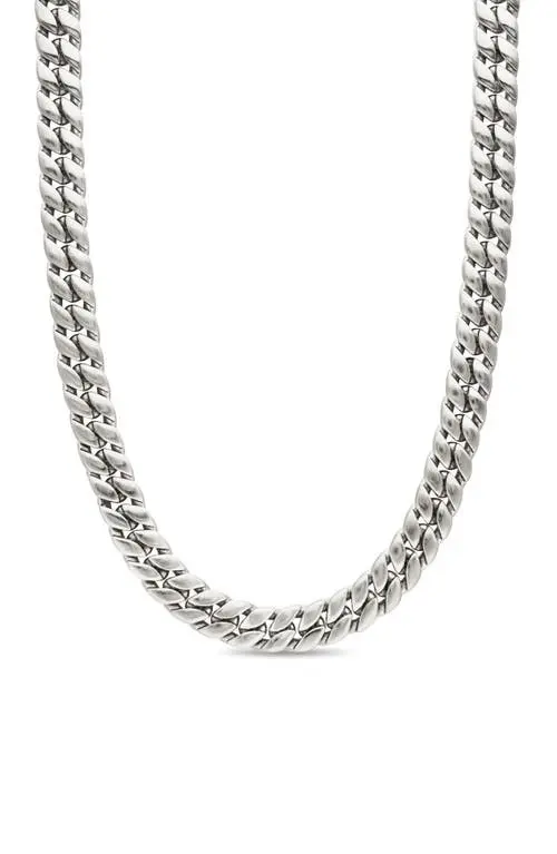 David Yurman Curb Chain Necklace - Silver