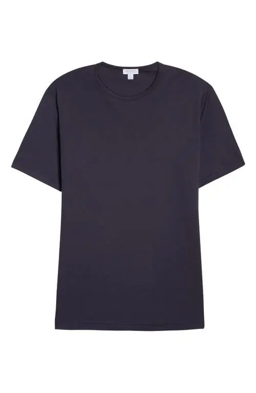 Sunspel Crewneck T-shirt - Navy