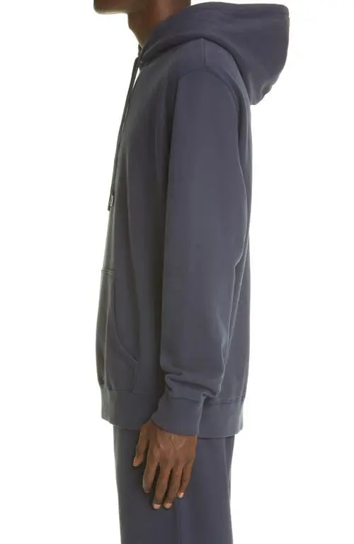 Sunspel French Terry Pullover Hoodie - Navy