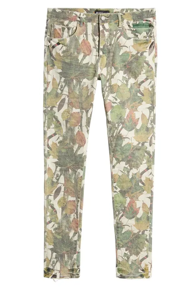 PURPLE BRAND Washed Camo Tan Snake