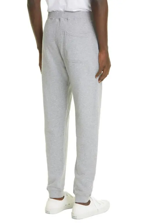 Sunspel French Terry Jogger Sweatpants - Grey Melange