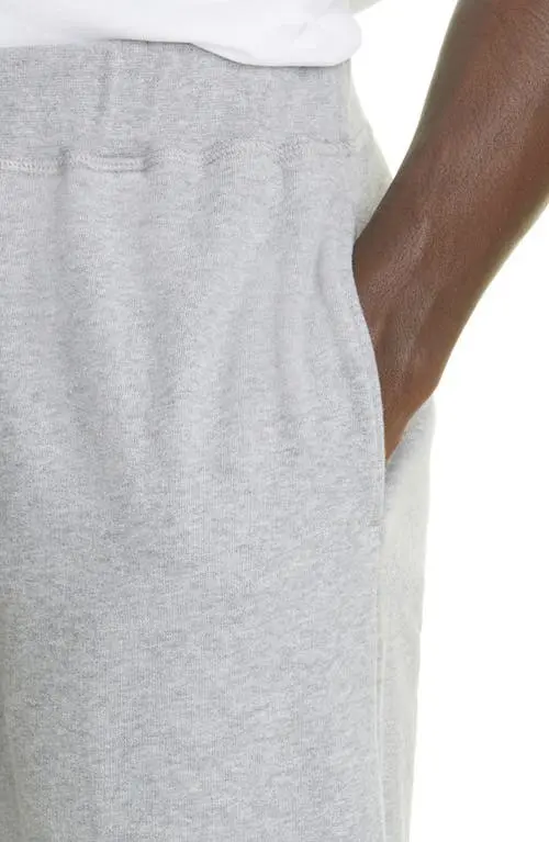 Sunspel French Terry Jogger Sweatpants - Grey Melange
