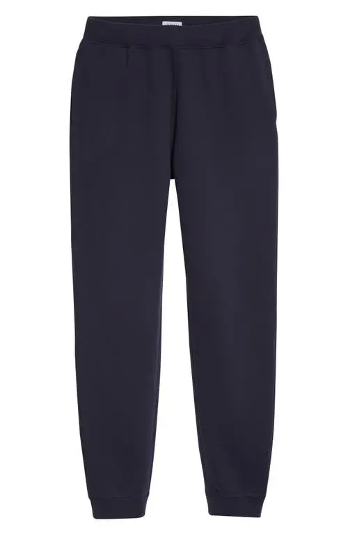Sunspel French Terry Jogger Sweatpants - Navy