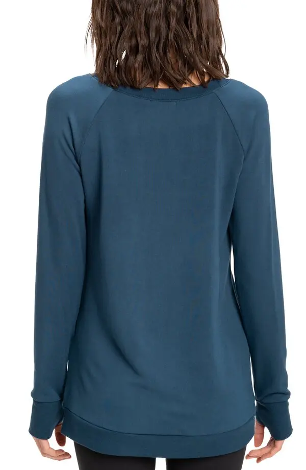 THREADS 4 THOUGHT Leanna Feather Fleece Tunic - Oceanic