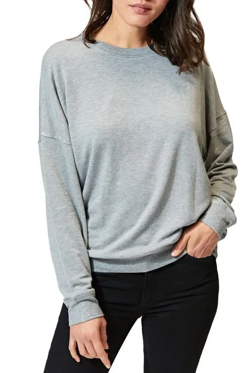 THREADS 4 THOUGHT Cathy Boyfriend Fleece Sweatshirt - Heather Grey