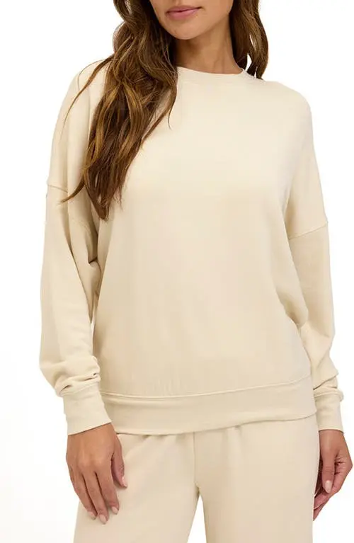 THREADS 4 THOUGHT Cathy Boyfriend Fleece Sweatshirt - Tapioca