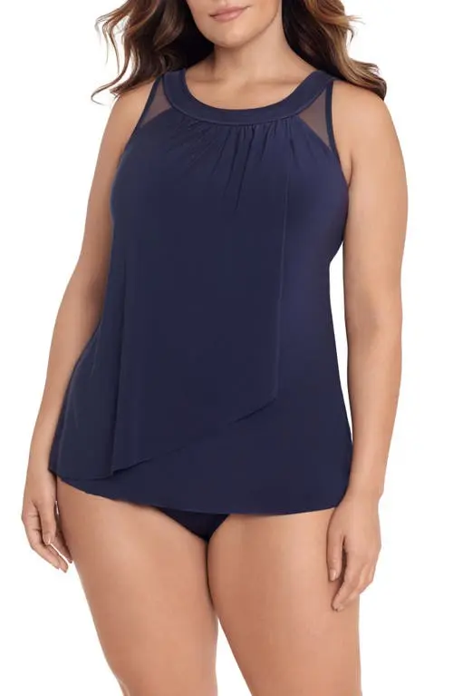 MIRACLESUIT® Illusionists Ursula Swim Top - Midnight Blue