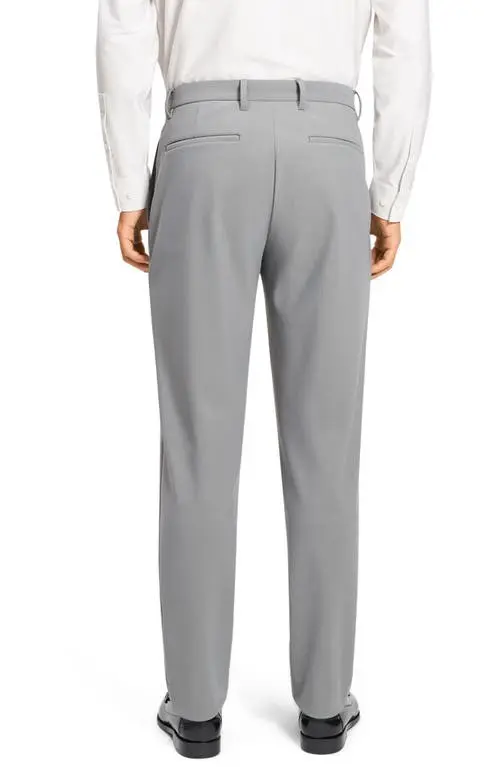 Theory Curtis Pintuck Precision Trousers - Soft Grey