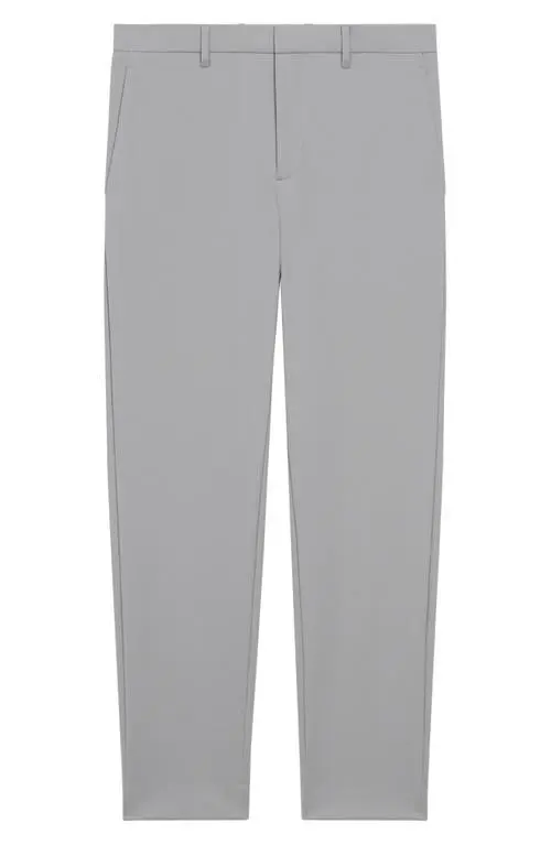 Theory Curtis Pintuck Precision Trousers - Soft Grey
