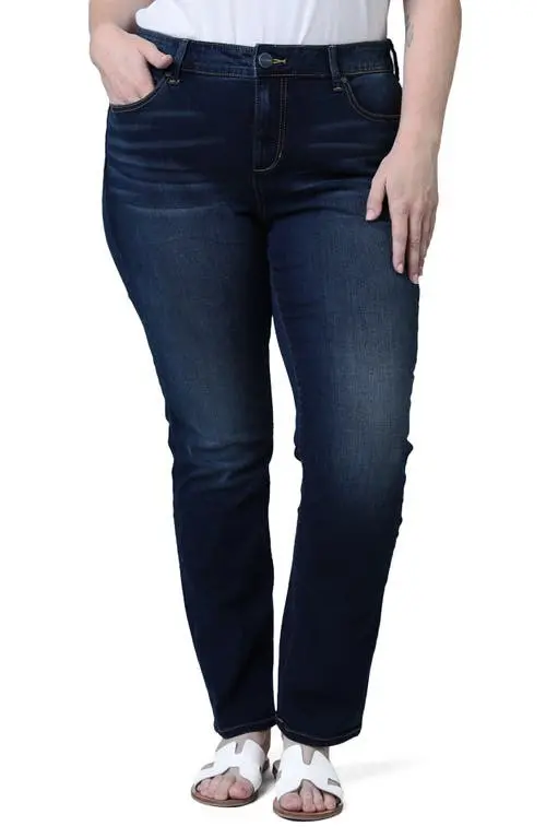 SLINK JEANS High-rise Straight Leg Jeans - Gaby