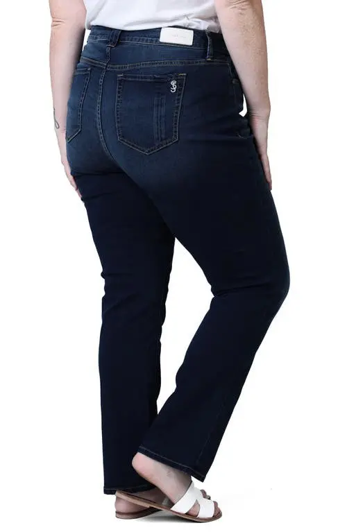 SLINK JEANS High-rise Straight Leg Jeans - Gaby
