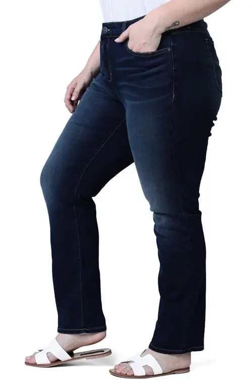 SLINK JEANS High-rise Straight Leg Jeans - Gaby