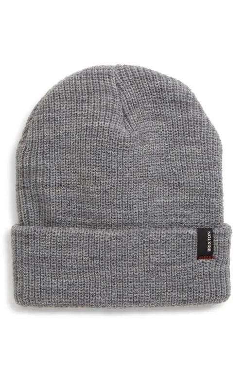 Brixton Heist Beanie - Light Heather Grey