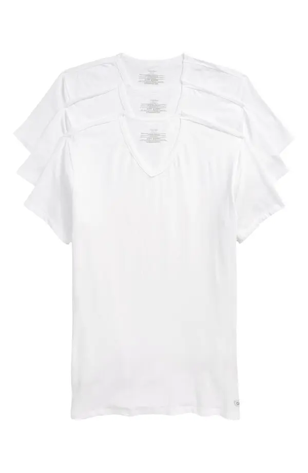 Calvin Klein 3-pack Stretch Cotton V-neck T-shirts