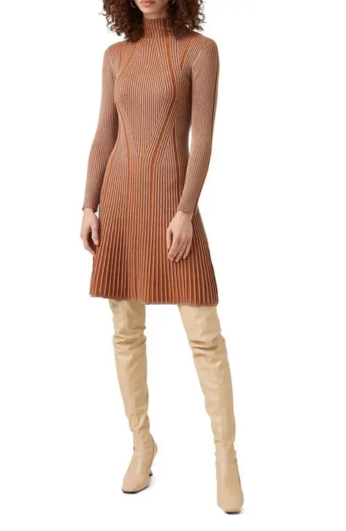 French Connection Mari Rib Knit Minidress